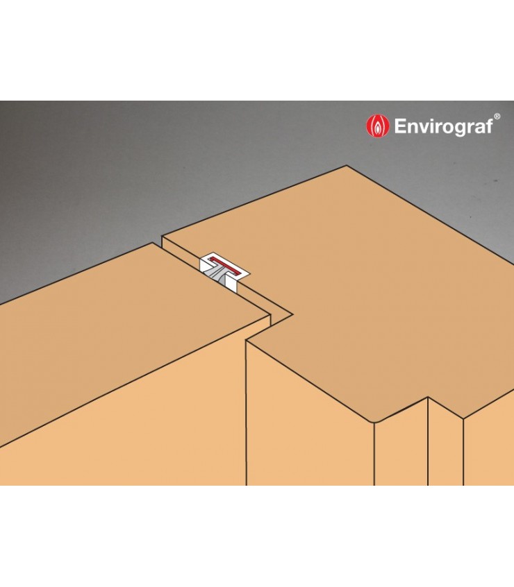 Envirograf Intumescent Fire and Smoke Seals for Rebated Doors, Rated 30 ...