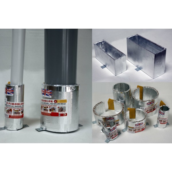 Envirograf 100mm Intumescent Sleeves for Ventilation Ducting