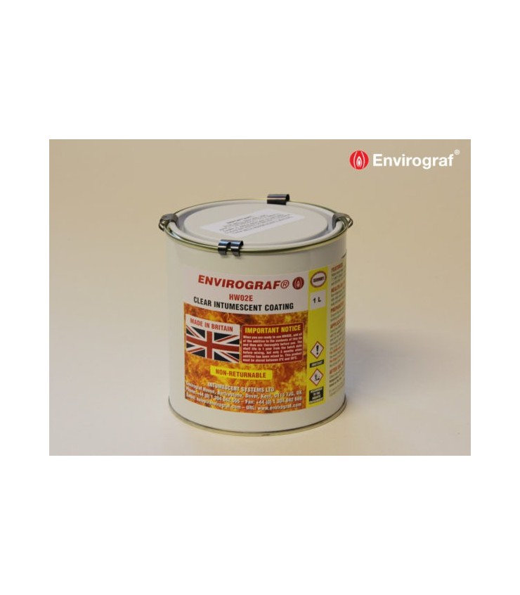 Envirograf Clear Lacquer for Woodwork for 30 and 60 minutes protection