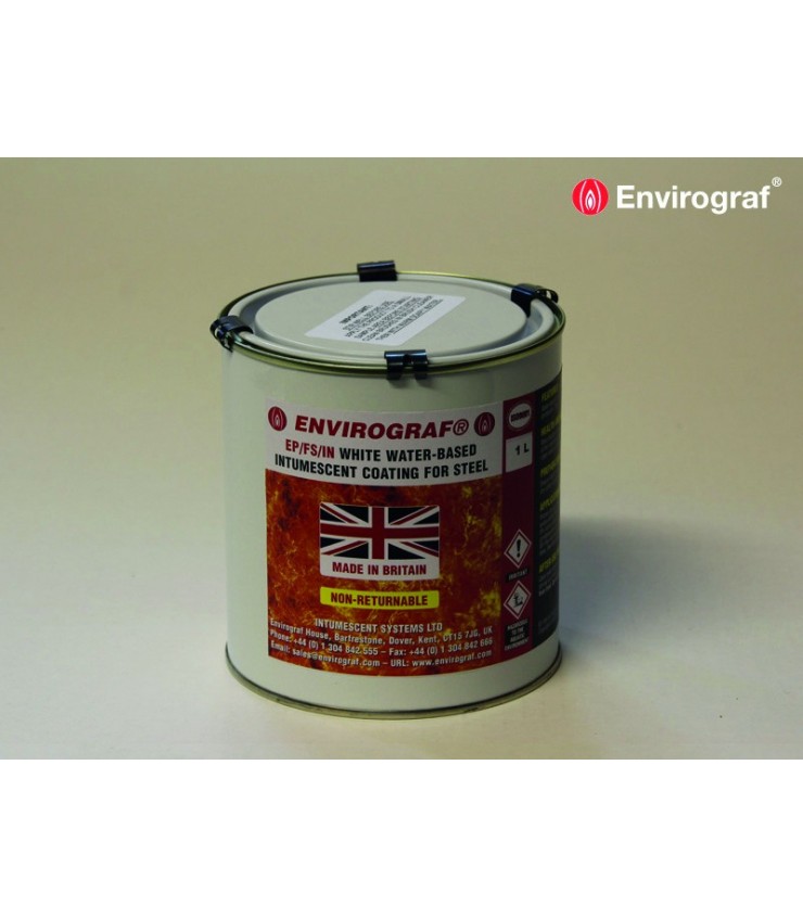 Envirograf Waterborne Intumescent Fire Protection Coating for Steel and ...